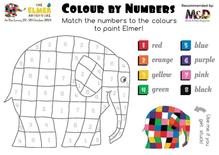 The Elmer Adventure - Activity Sheets | Mums & Dads
